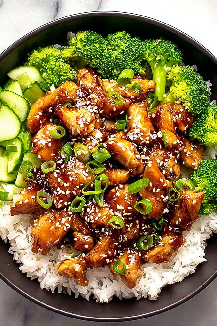 Low Calorie Chicken Recipes: Teriyaki Chicken Rice Bowls