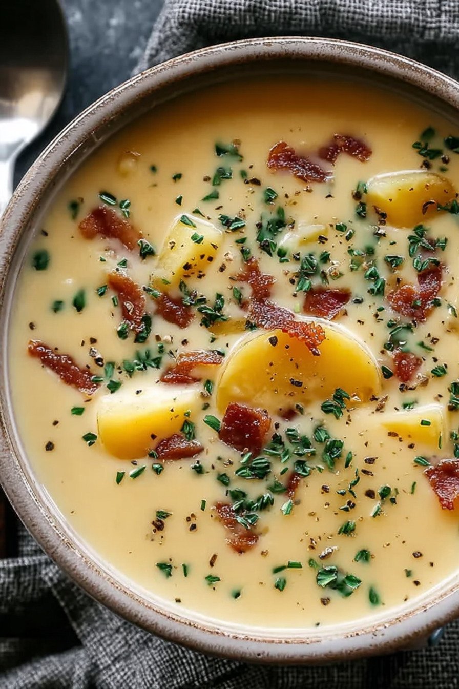 Potato Soup Creamy Stovetop Recipe