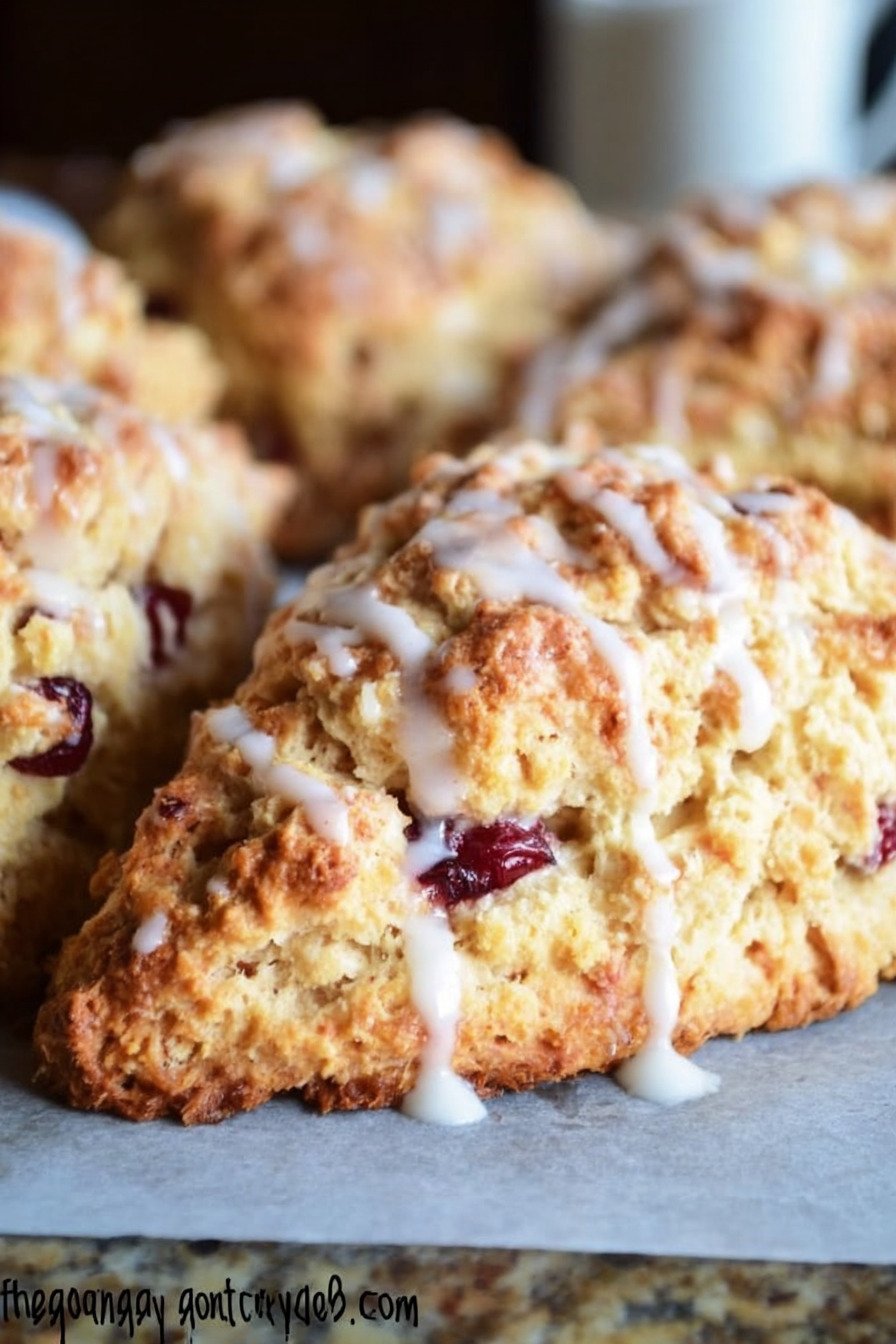 Scones Recipe Fresh Cherry Cobbler Scones