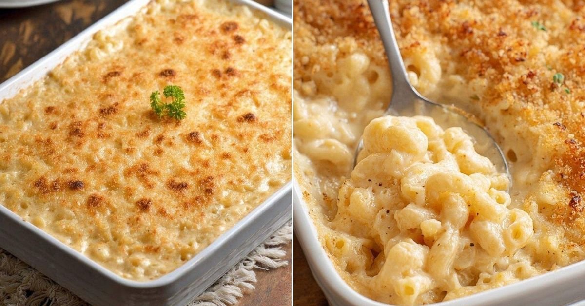 Baked Mac And Cheese Recipe Homemade Creamy And Golden