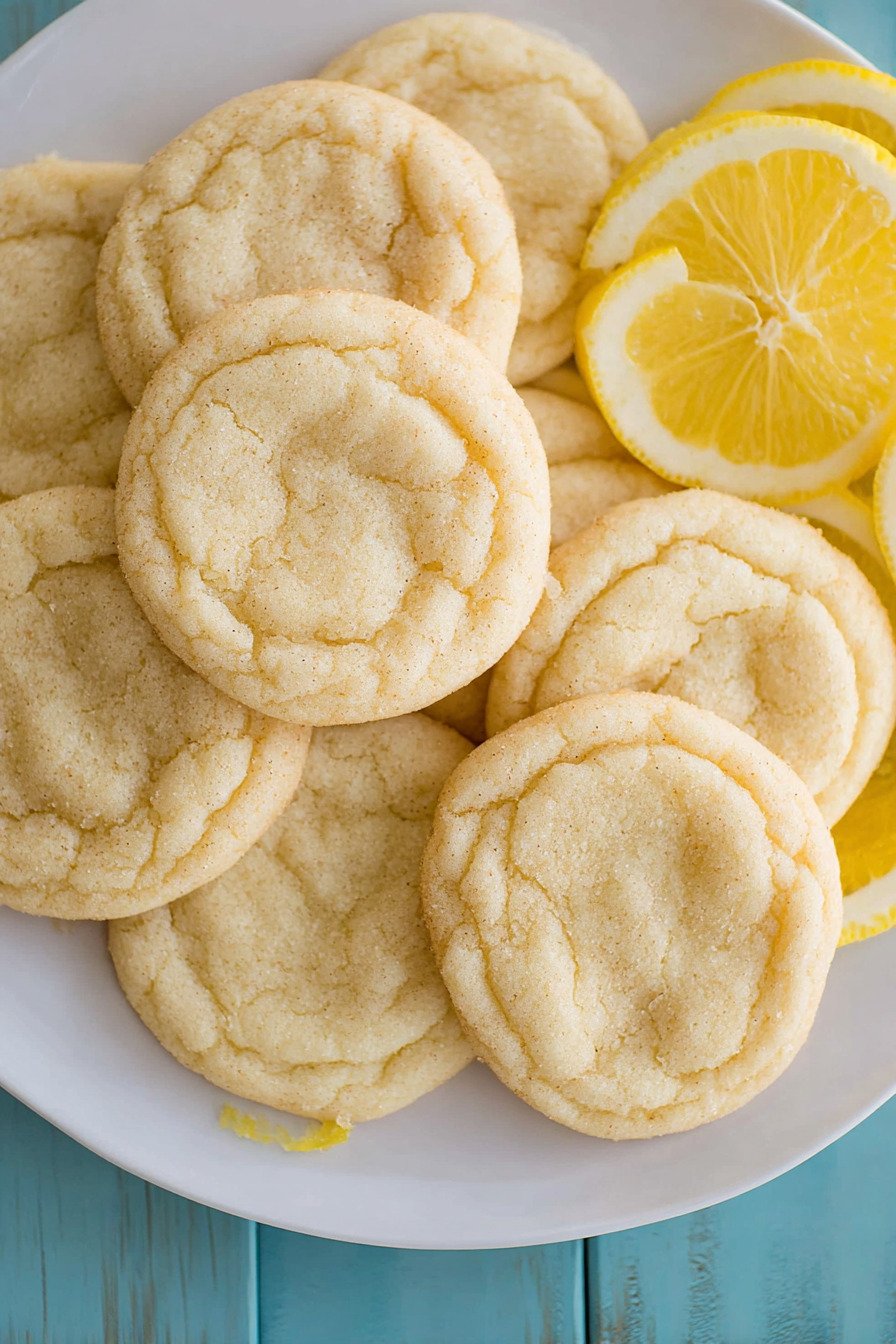 easy cookie recipes 3 ingredients Lemon Sugar Cookies