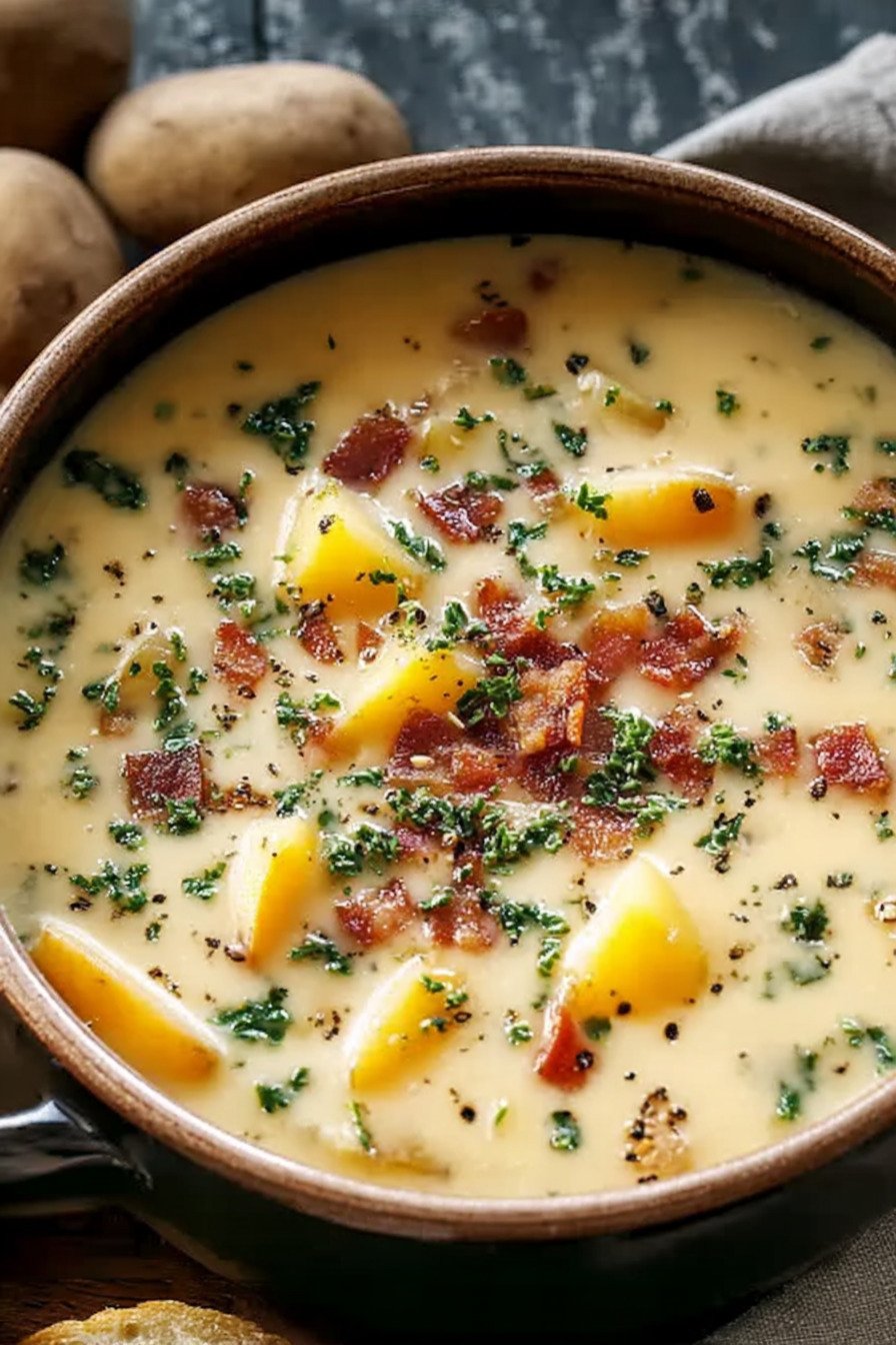 Potato Soup Creamy Stovetop Recipe