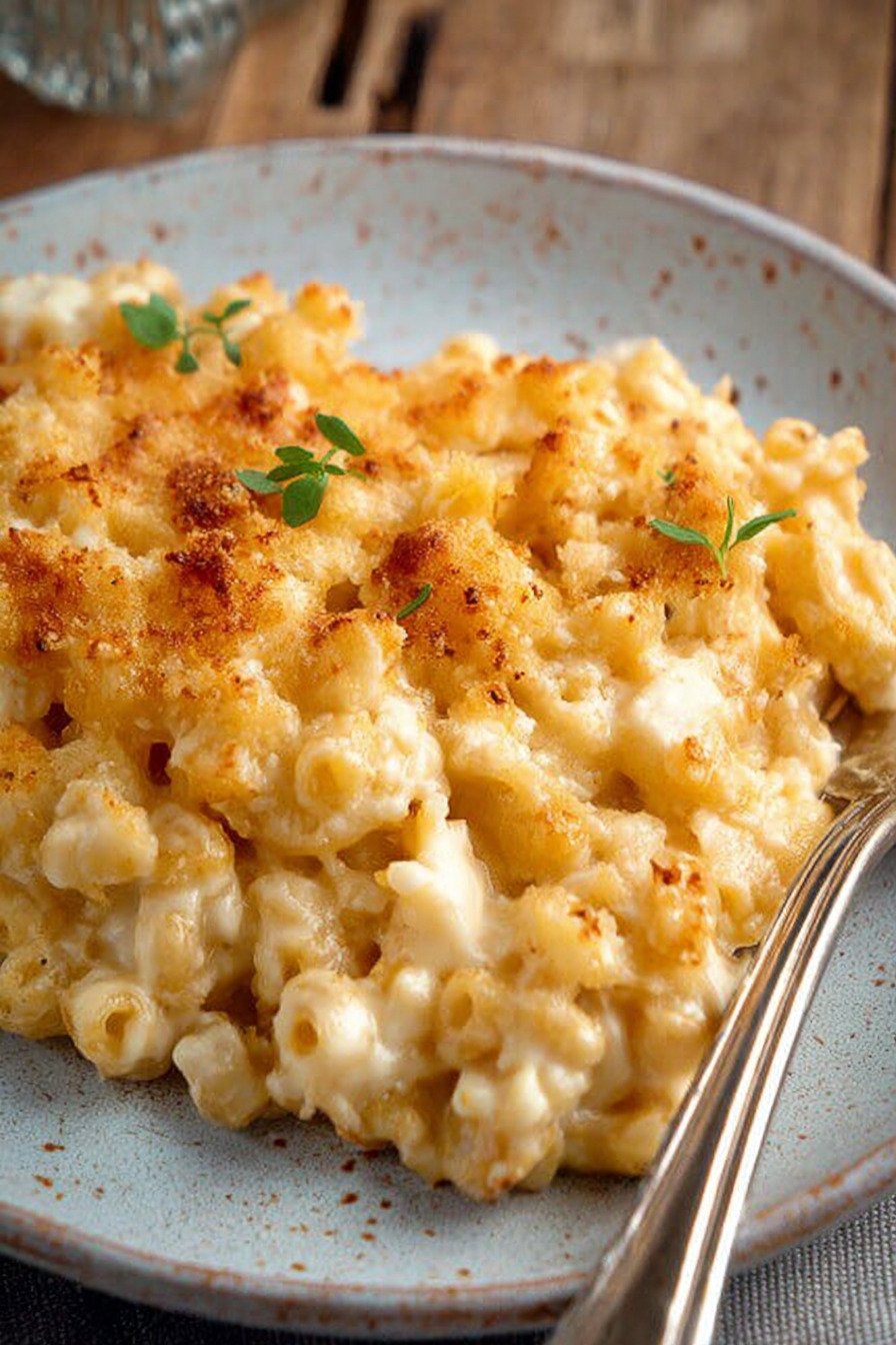 Baked Mac And Cheese Recipe Homemade Creamy And Golden